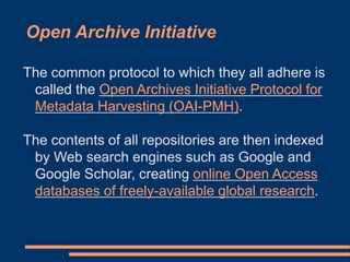 Institutional Repositories | PPT