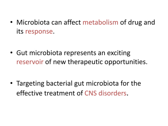 Gut brain axis and microbiota | PPT | Endocrine and Metabolic Diseases | Diseases and Conditions