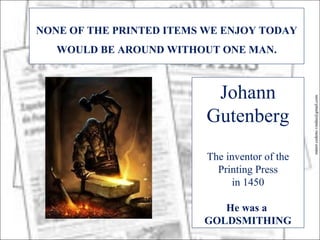 Gutenberg and the printing press | PPT | Desktop Publishing | Computer ...
