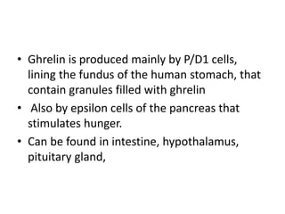 Gut hormones | PPTX