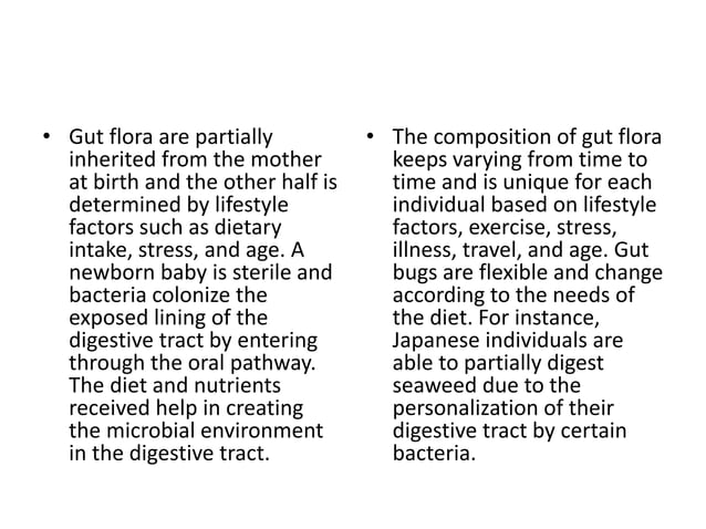 GUT MICROBIOME AND ITS FUNCTIONS IN THE COLON | PPTX | Digestive ...