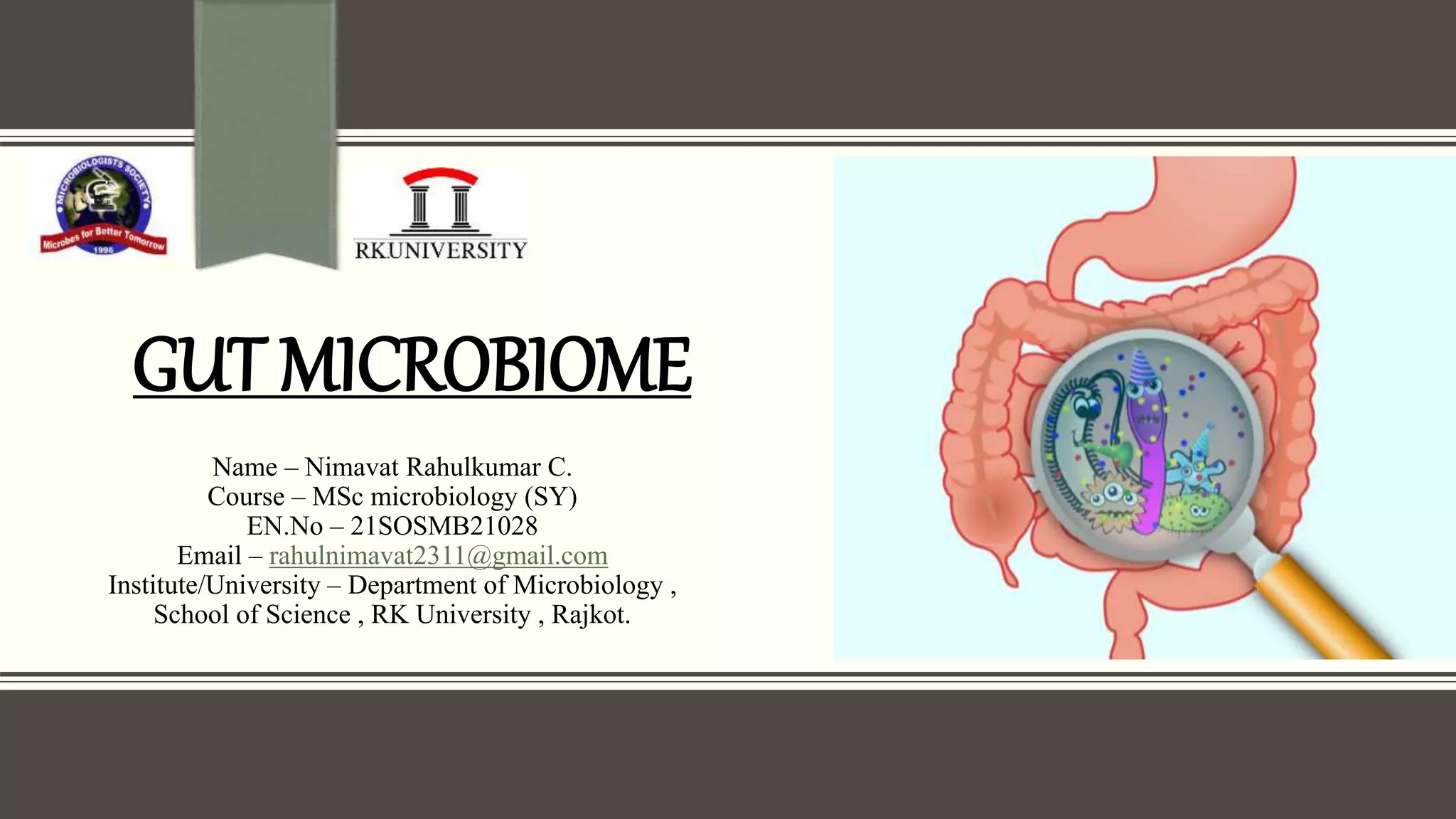 gut microbiome | PPTX