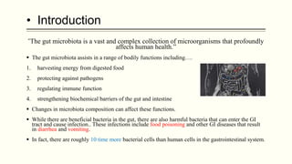 gut microbiome | PPTX