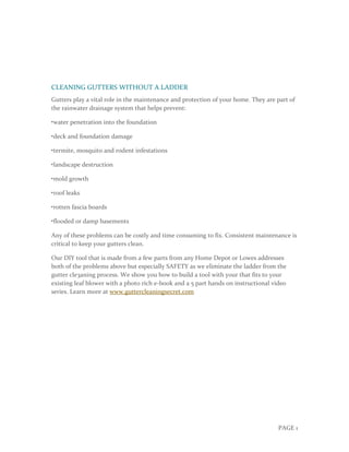 Gutter Cleaning Injuries | PDF