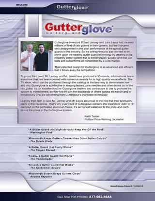 Gutterglove catalog | PDF