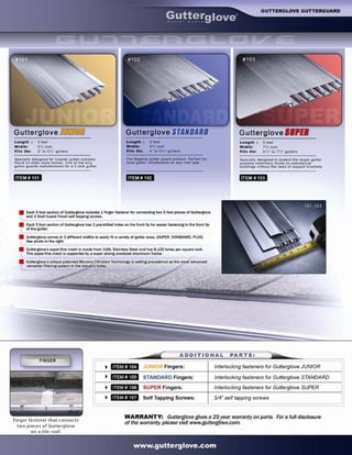Gutterglove catalog | PDF