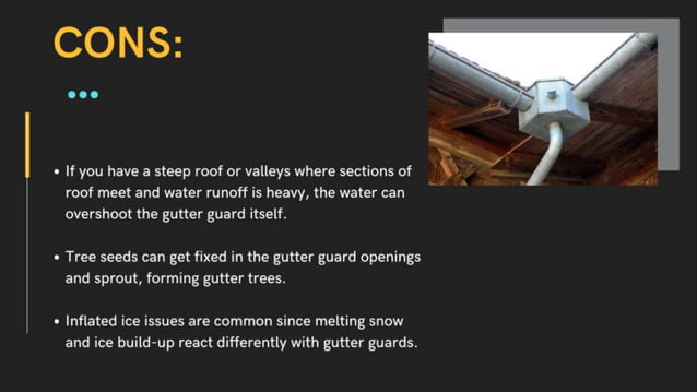Gutter Guards Pros & Cons of Installing Gutter Covers | PPTX