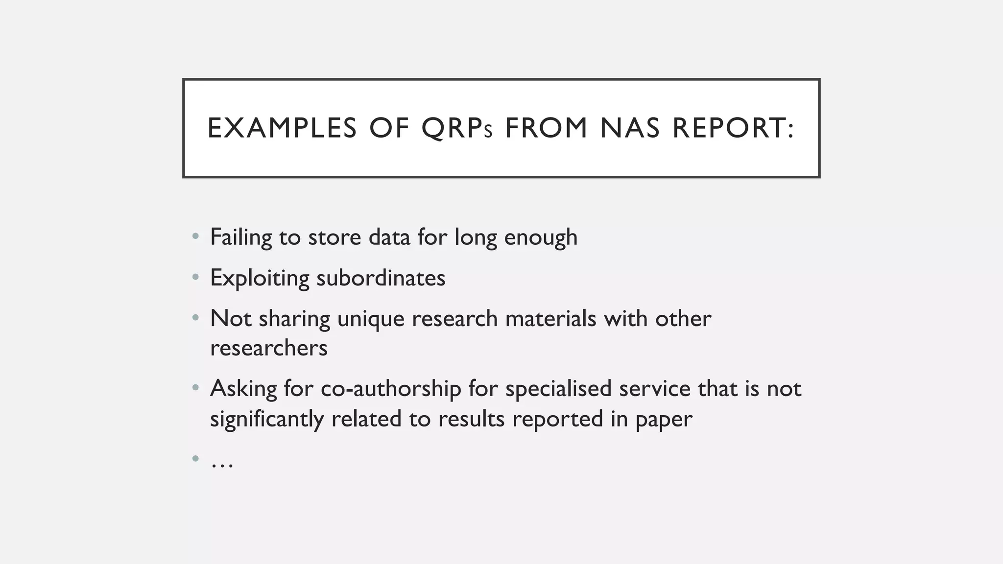 What are questionable research practices? | PDF