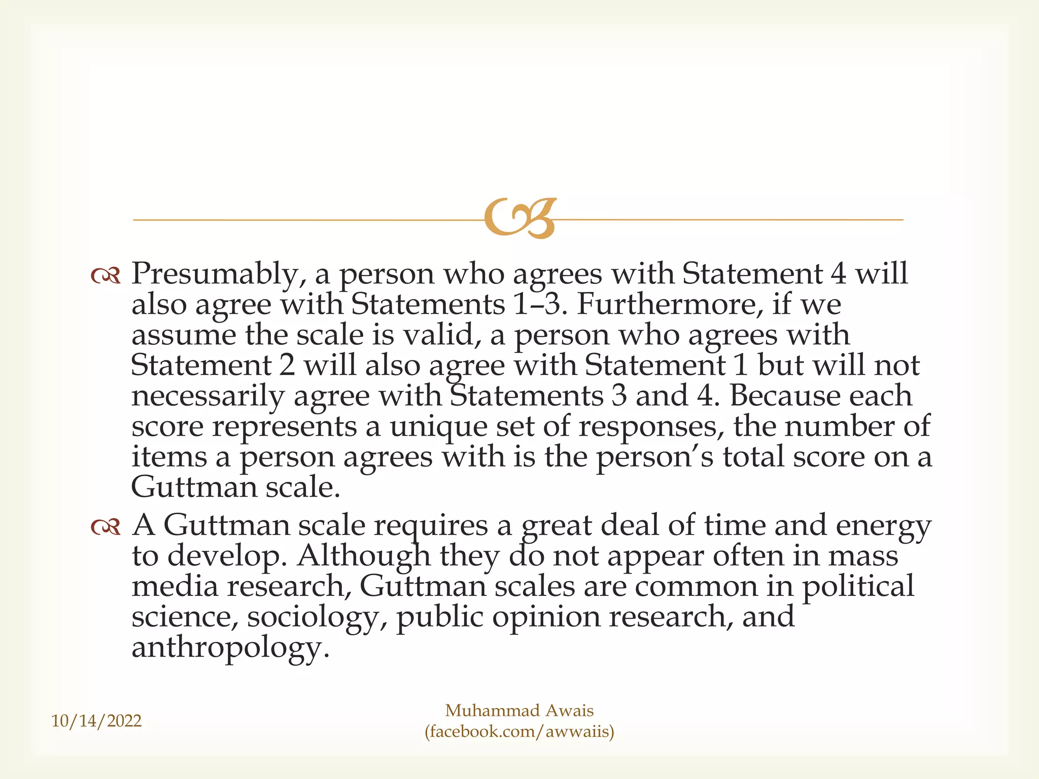 Guttman Scale - Mass Media Research.pptx