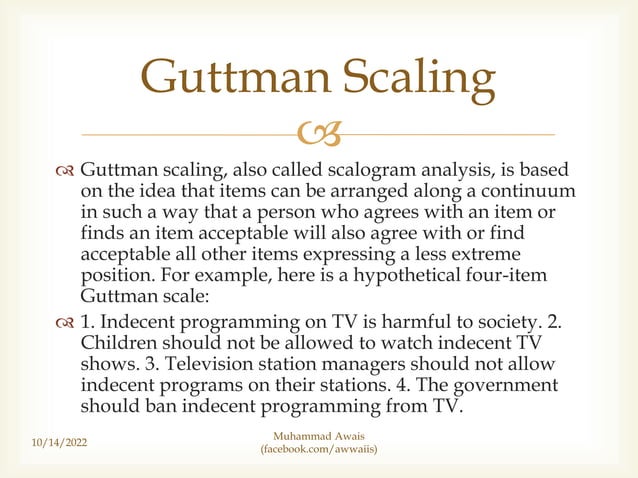Guttman Scale - Mass Media Research.pptx