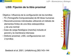 Biomecánica de la placa LCP | PDF
