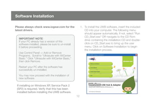 iogear GUWH104KIT wireless USB HUB and adaptor | PDF