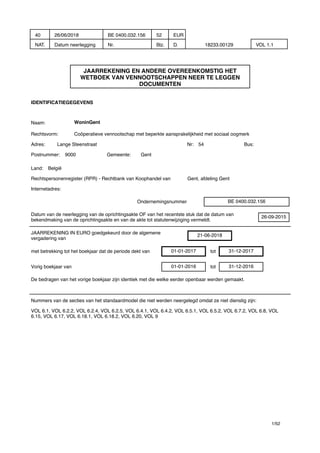 Guy Reynebeau verdiende 10.028,34 euro bij WoninGent | PDF