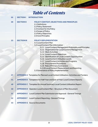 January 2020 Guyana Petroleum Sector Local Content Policy | PDF