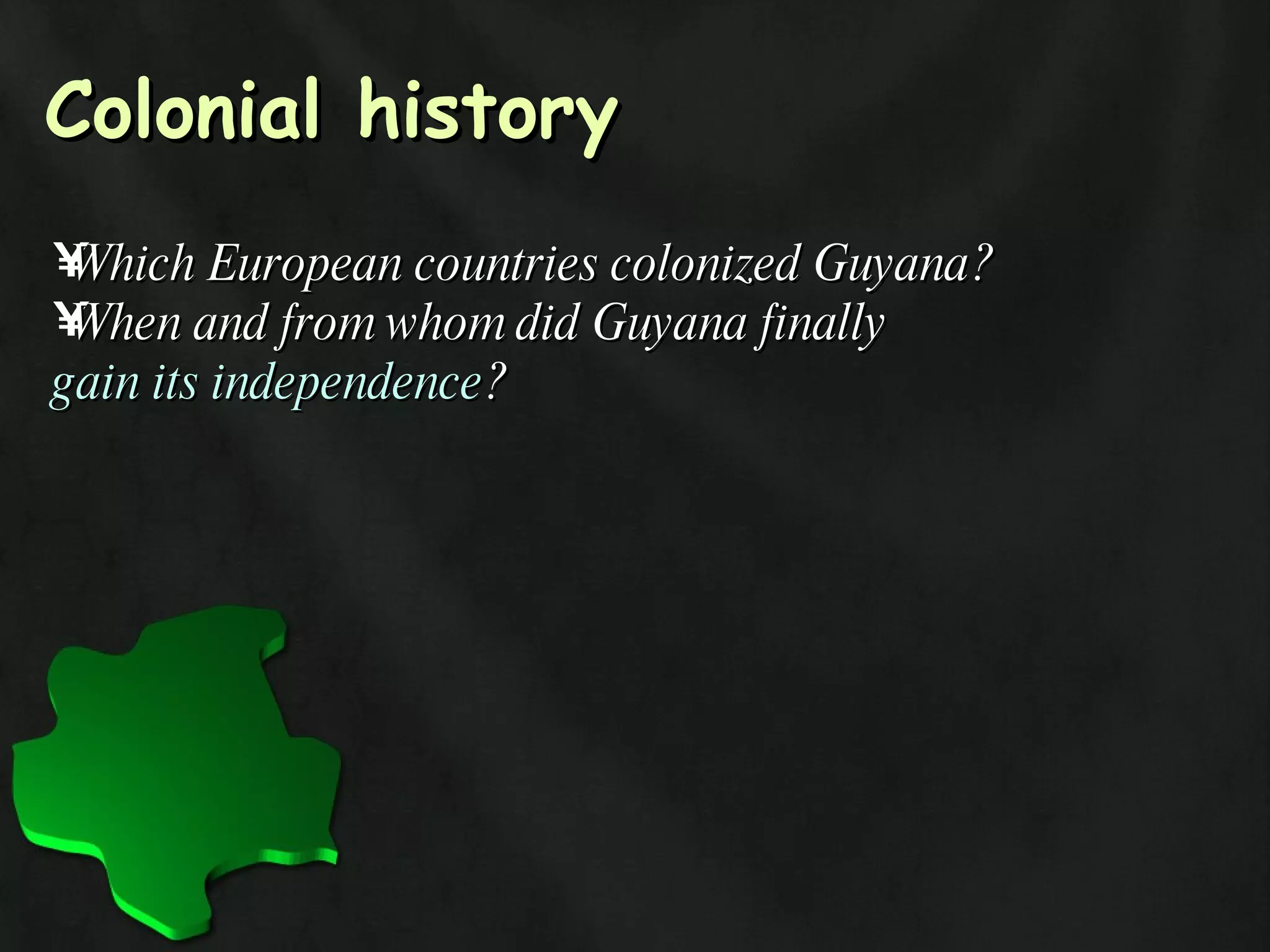 Guyana Template | PPT