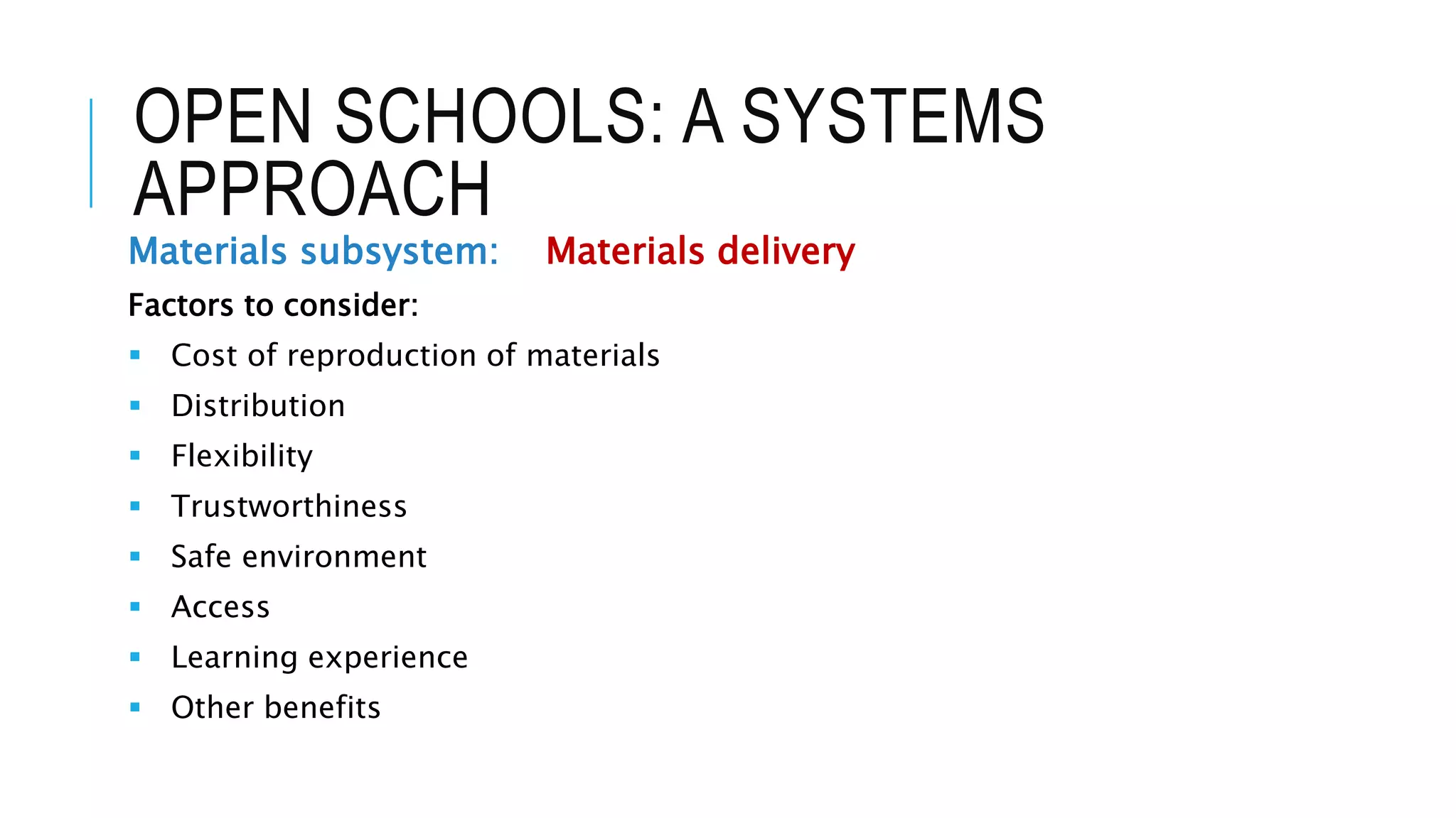 Open Schooling - Gyuana | PPTX