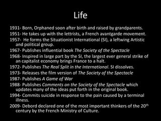 Guy Debord | PPTX