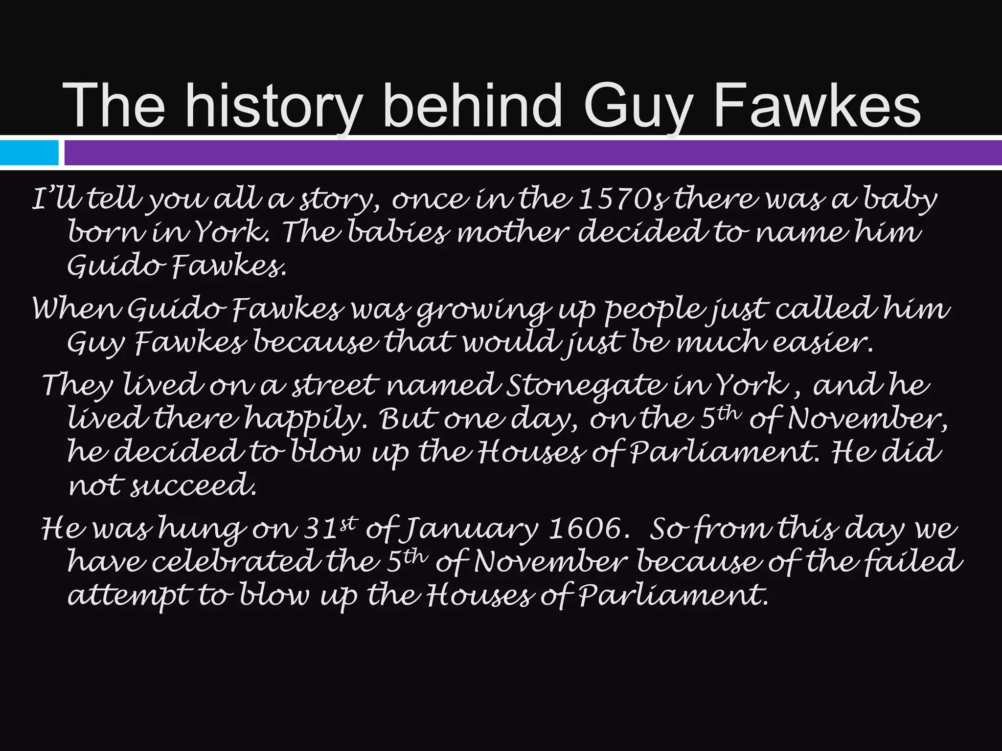Guy fawkes | PPTX