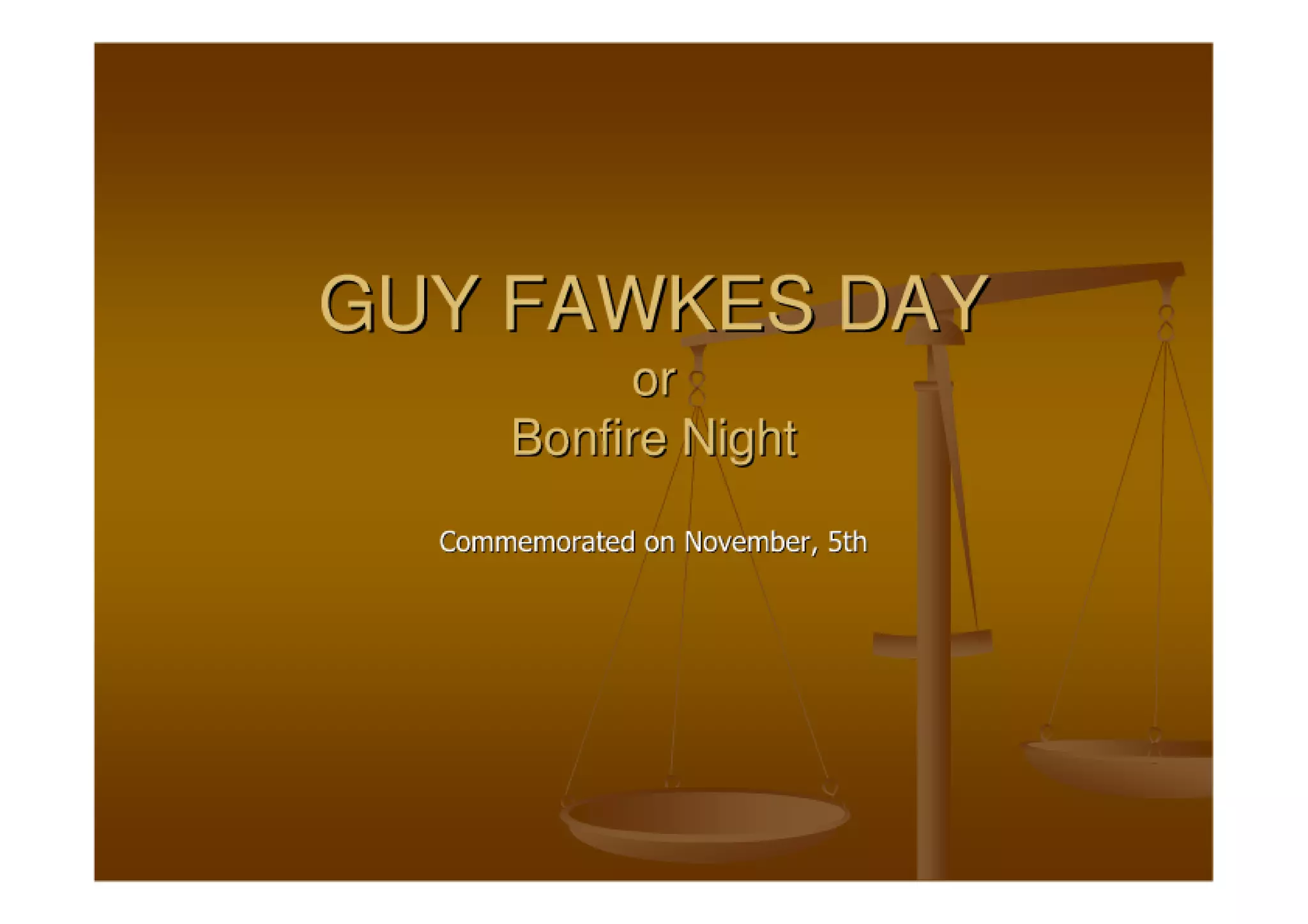Guy fawkes day | PDF