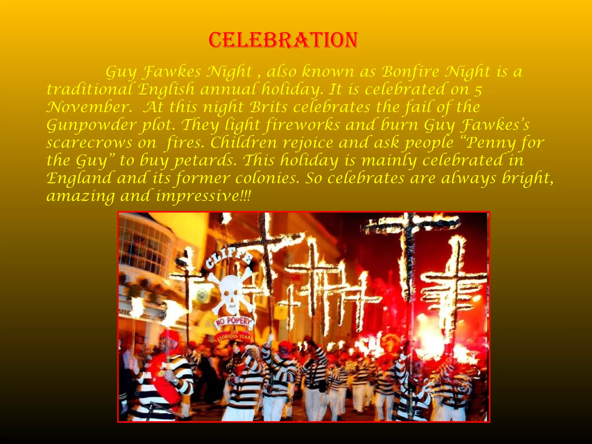 Guy Fawkes Night | PPT