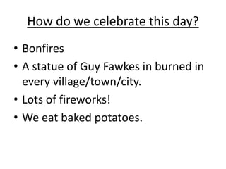 Guy fawkes night adapted | PPT