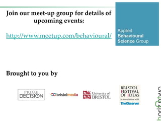 Behavioural Meetup: Guy Fielding | PPTX