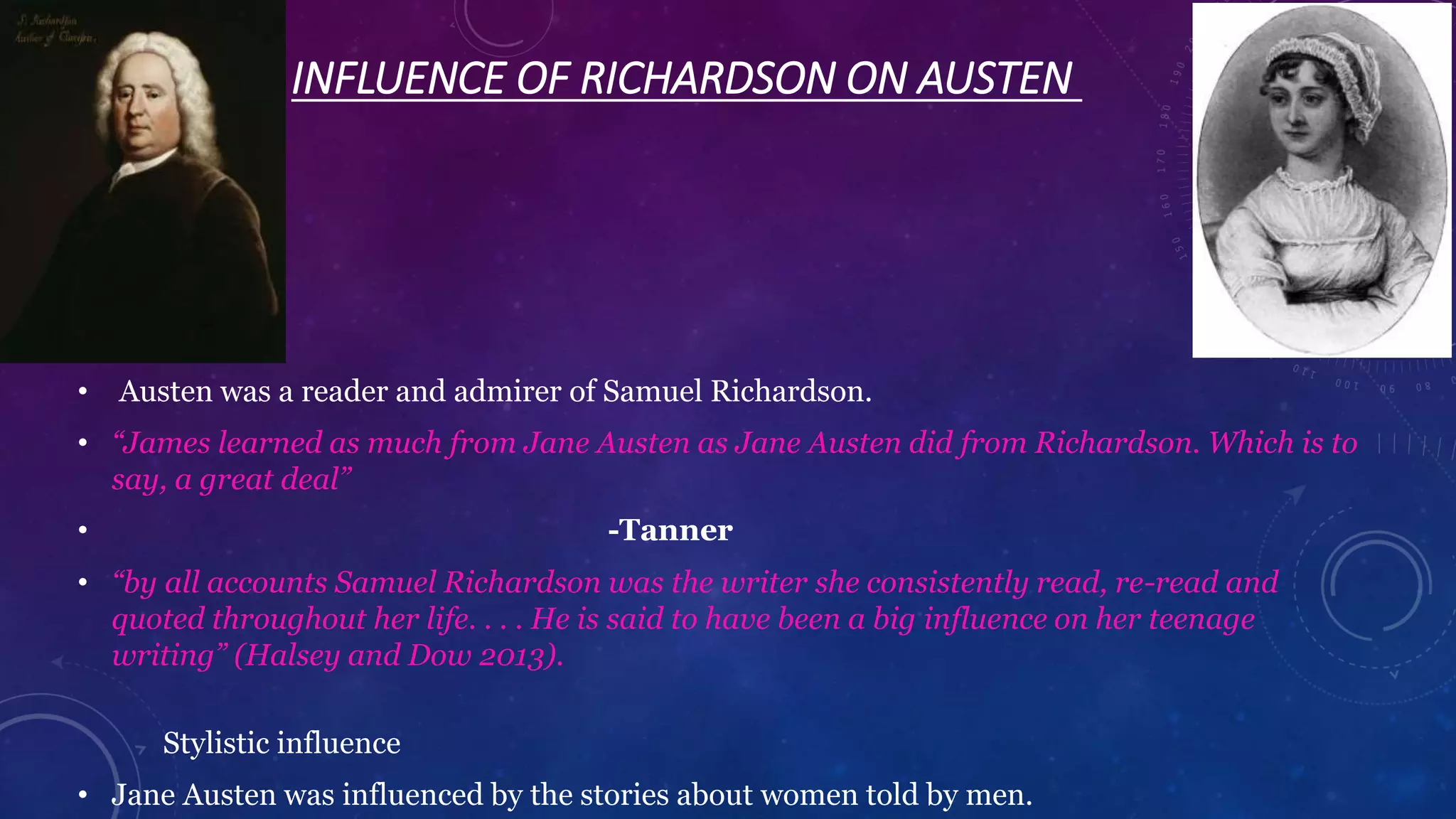 The Portrayal of Women in Richardson's Pamela and Austen's Pride and ...