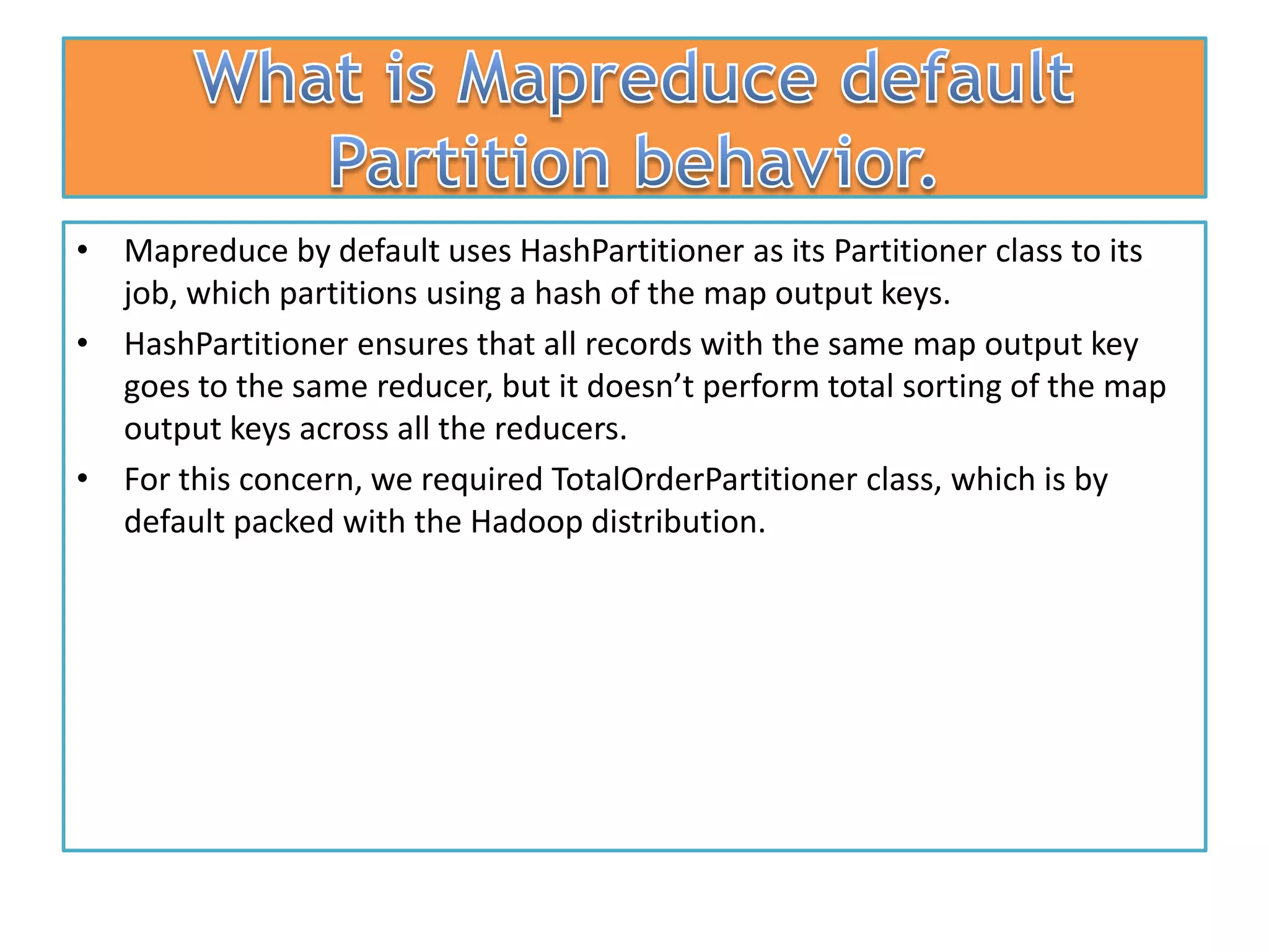 Mapreduce total order sorting technique | PPTX