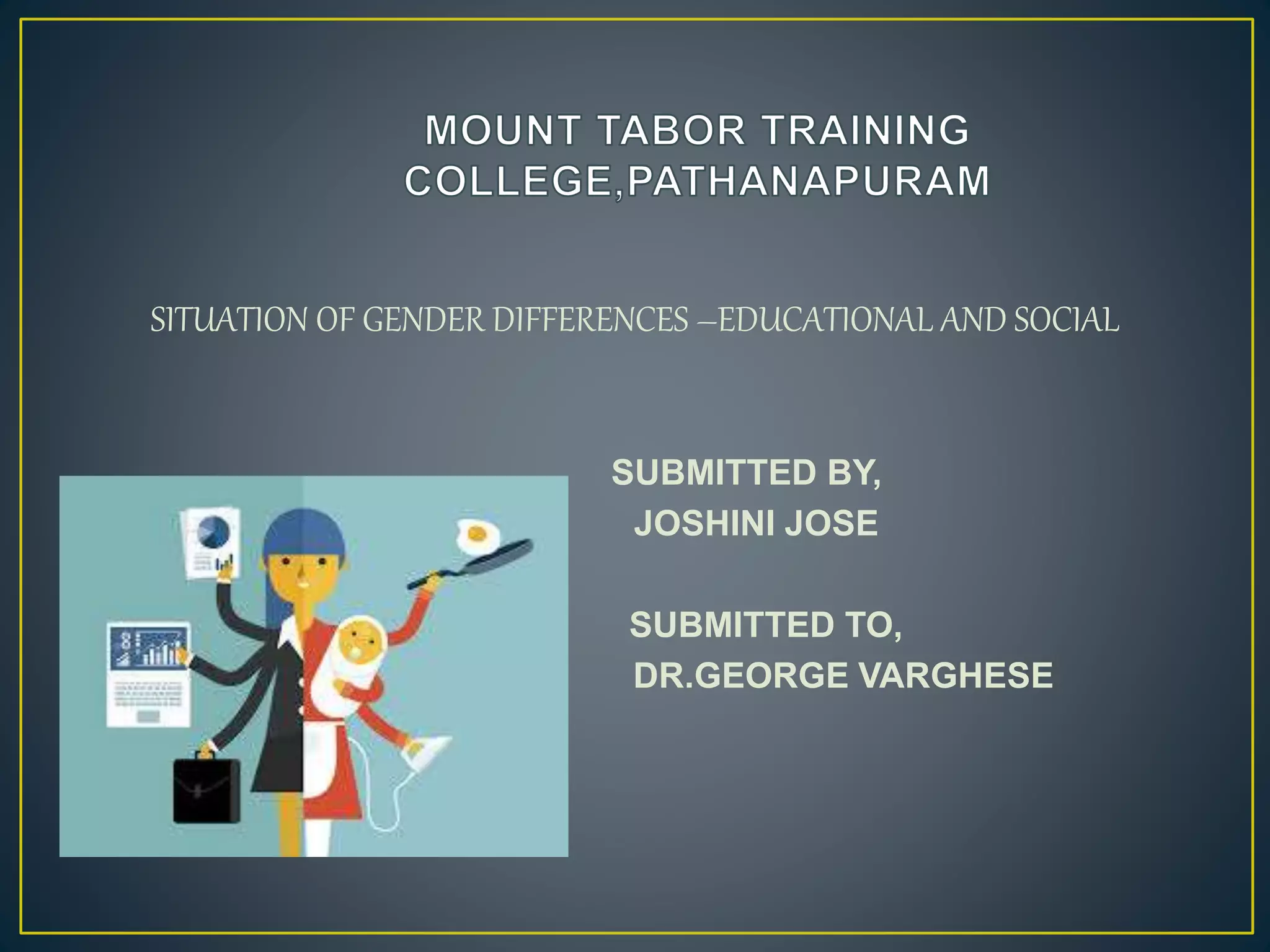 GENDER DIFFERENCES | PPT