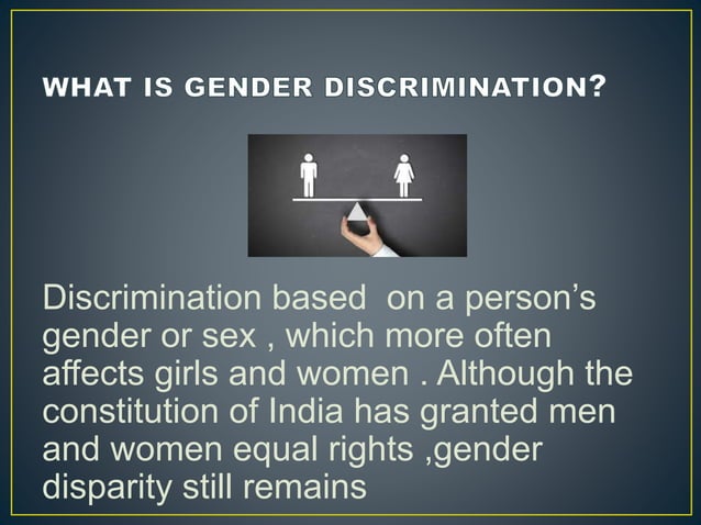 GENDER DIFFERENCES | PPT