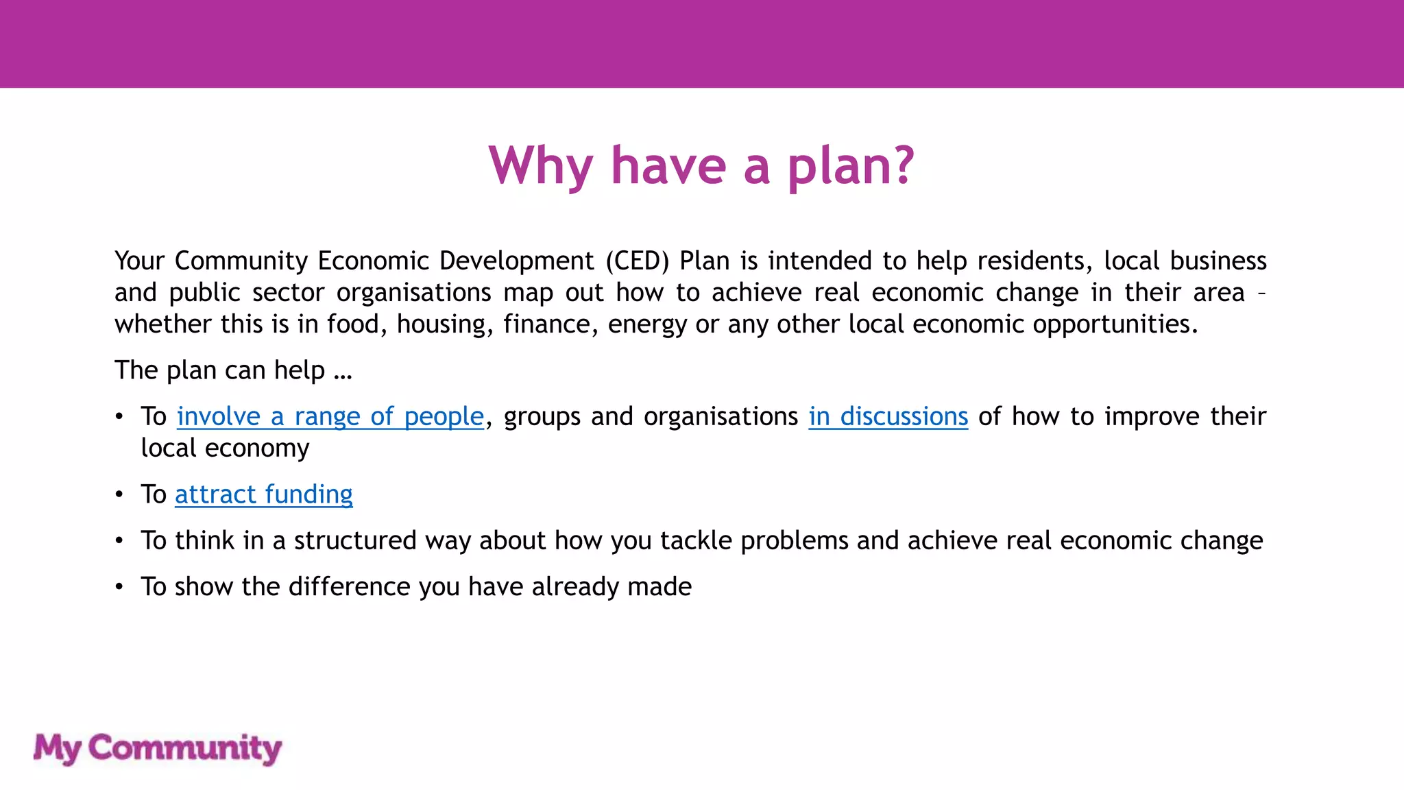 How to write a CED plan | PPTX