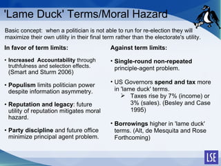 Term Limits: Why or Why Not? | PPT