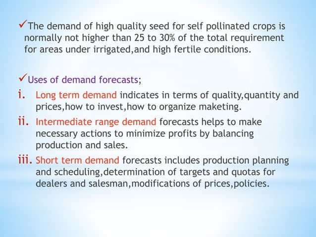 seed marketing | PPTX | Agriculture | Industries