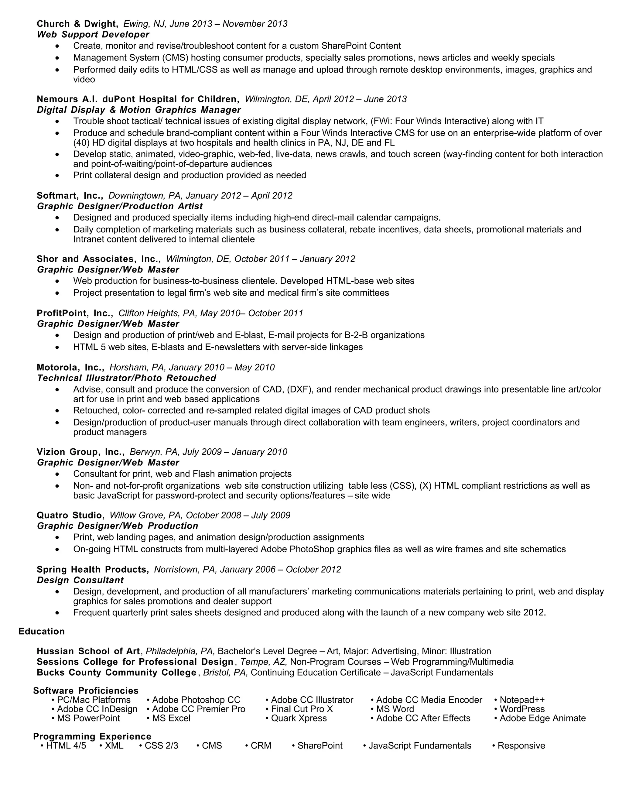 Greg Valentine Resume | DOC