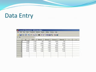 spss teaching | PPTX | Technology & Computing