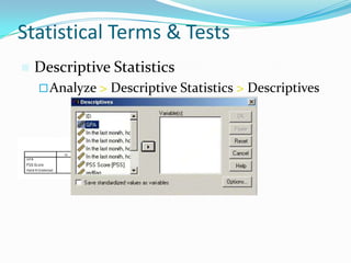 spss teaching | PPTX | Technology & Computing