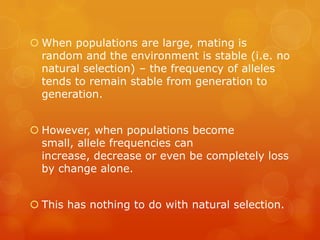 factors affecting allele frequencies | PPTX