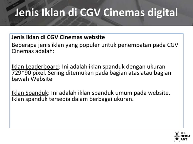 Pasang Iklan di CGV Cinemas Digital | PPTX