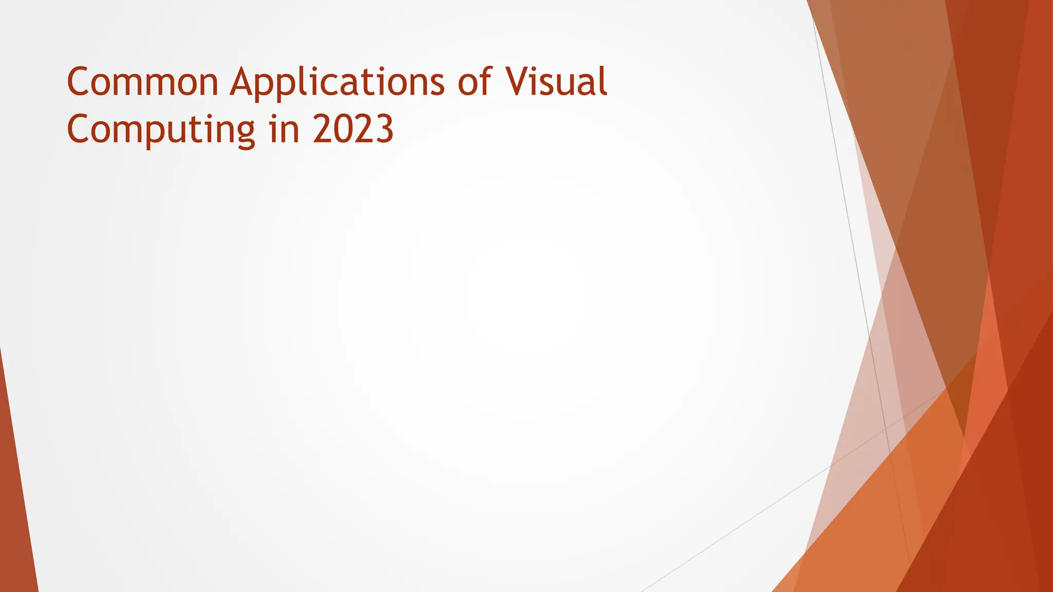 GV Computing - Lesson 1 (Intro to graphics and visual computing).pdf | 3-D Graphics | Computer ...