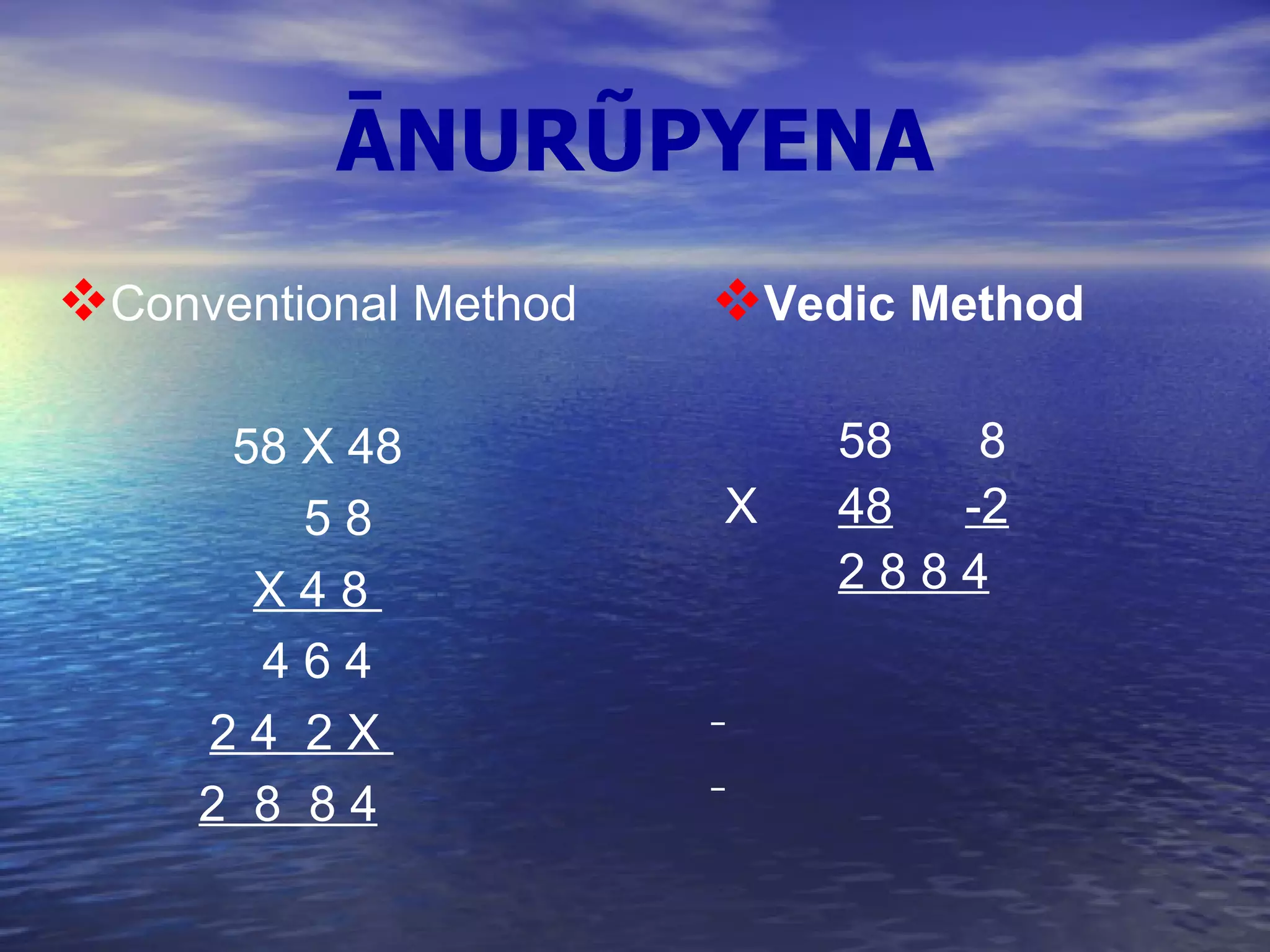 Vedic Mathematics ppt | PPT
