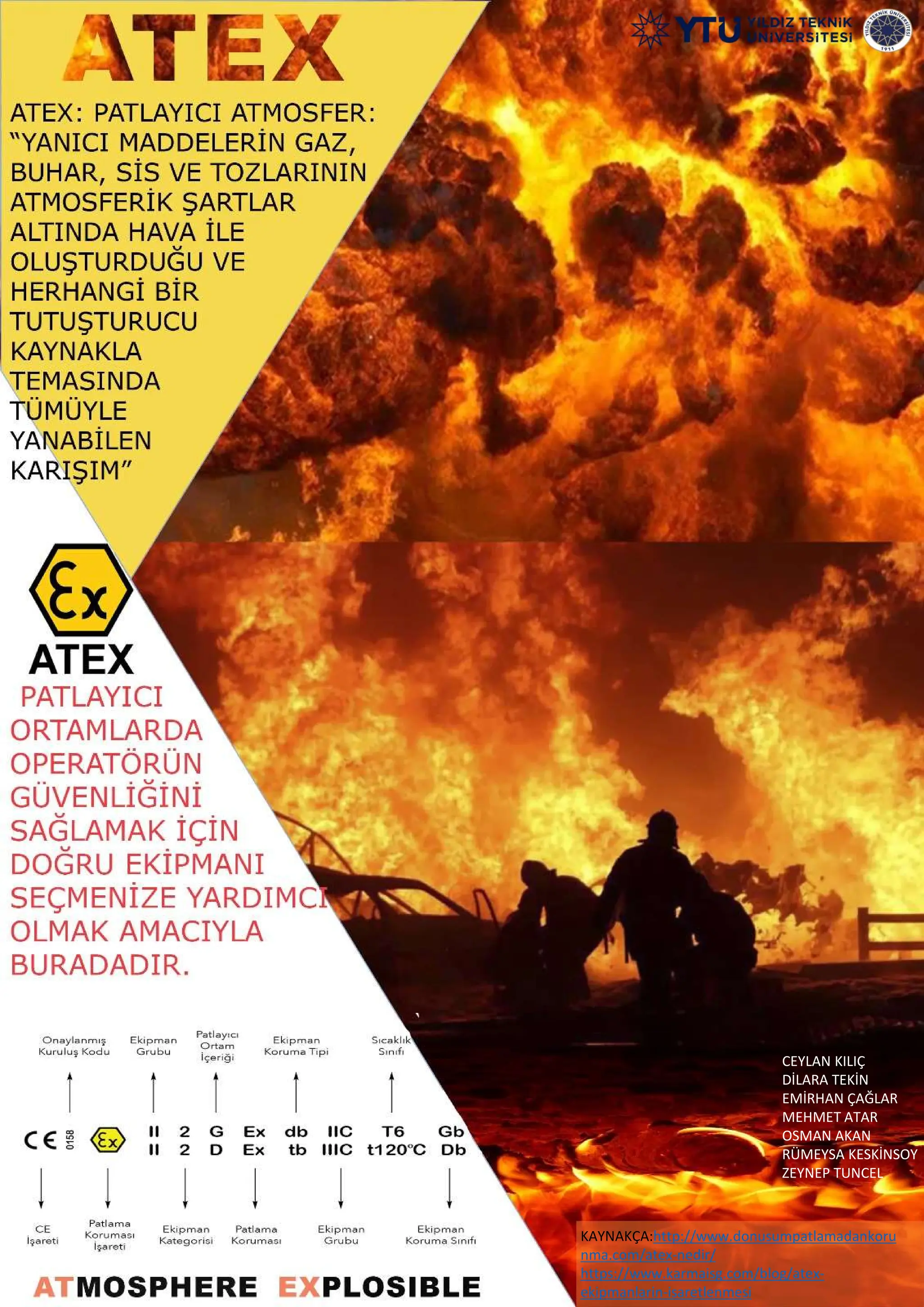 Güvenlik Posterleri 7 [Kimyasal ve Fiziksel Risk Etmenleri] - YTÜ - Safety Posters 7 [Chemical ...