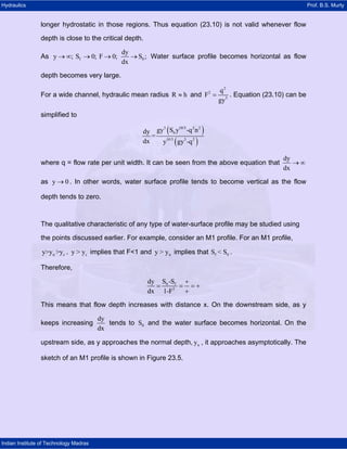 Gradually Varied Profile & Rapidly Varied Profile - Hydraulics And ...