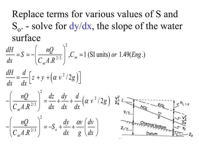 Gradually Varied Flow in Open Channel | PPT