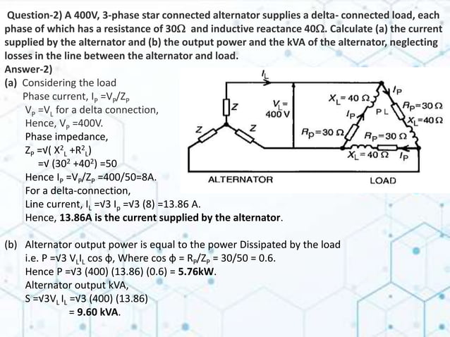 Delta connection (line and phase quantities) | PPTX | Consumer ...