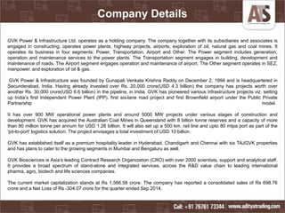ATS Company Reports: Gvk | PDF