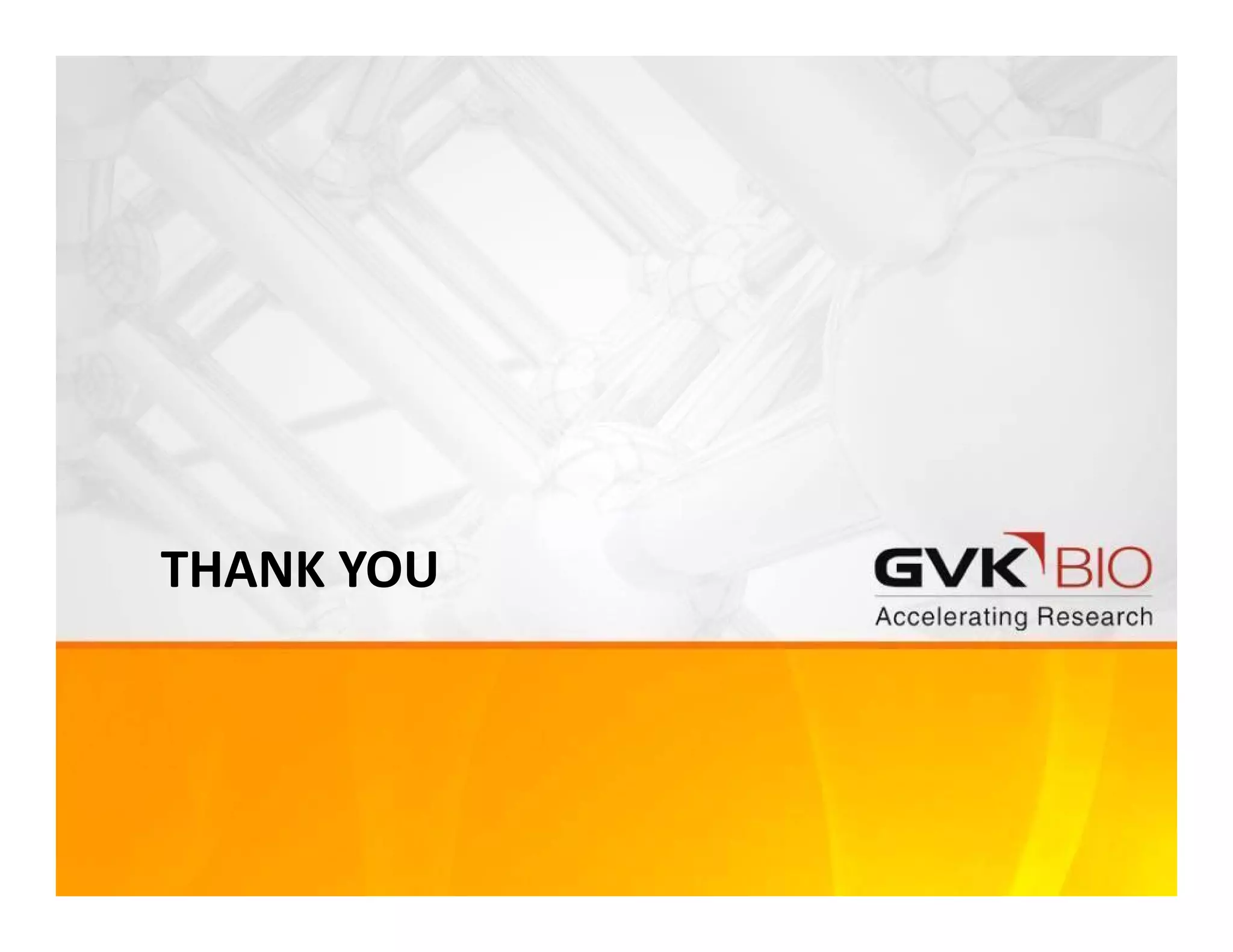Gvk Bio Corporate Presentation | PDF