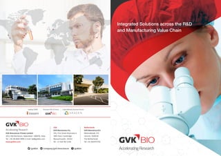GVK BIO Corporate Brochure 2017 | PPT
