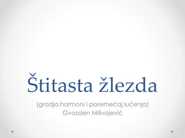 Štitasta zlezda | PPT