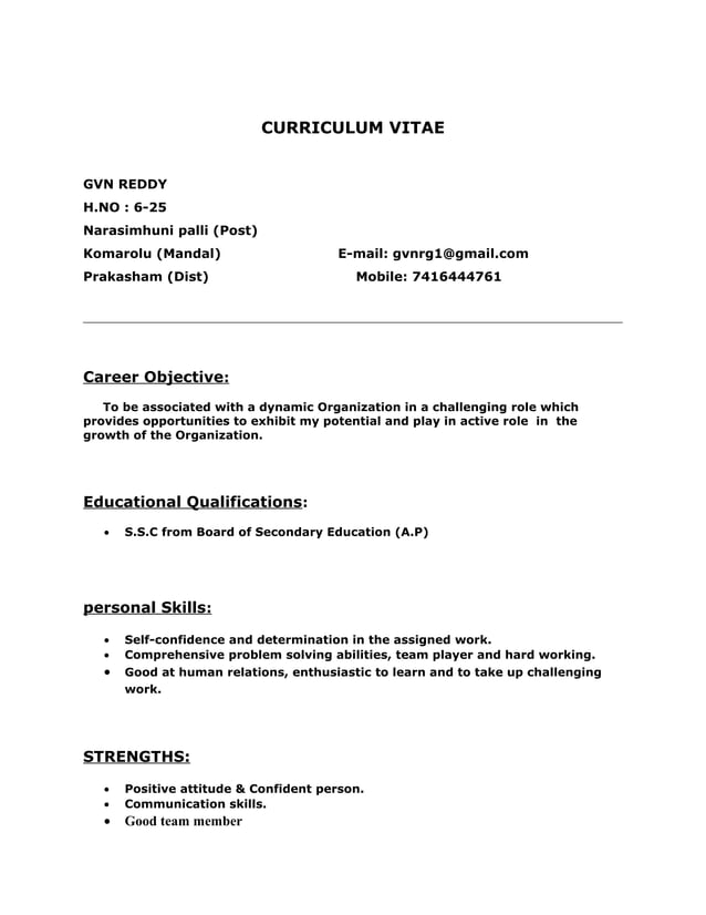 Gv resuam | DOC | Secondary Education | Education