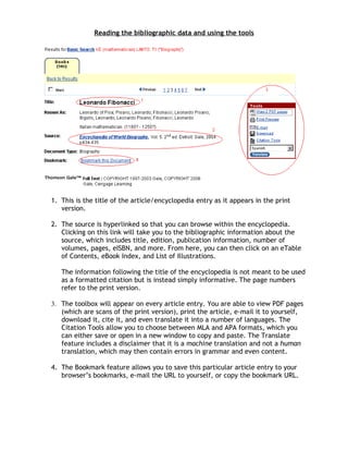 Gale Virtual Reference Library Practice Search | PDF